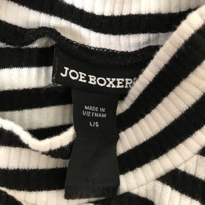 Joe Boxer | Tops | Vintage Joe Boxer Striped High Neck Crop Top | Poshmark